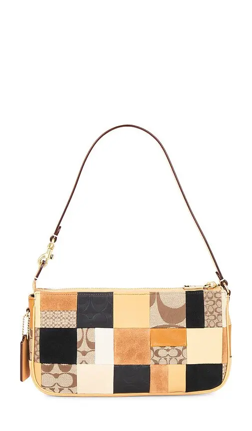 COACH Plaza Patchwork Shoulder Bag