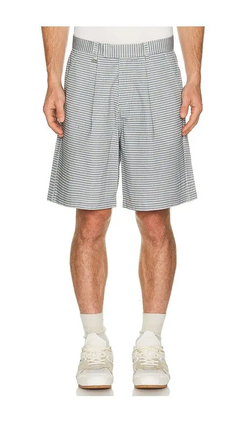 METALWOOD STUDIO Trophy Short In Grey - Plaid
