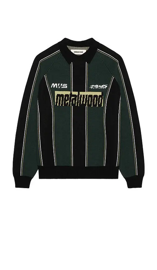 METALWOOD STUDIO Knit Football Top