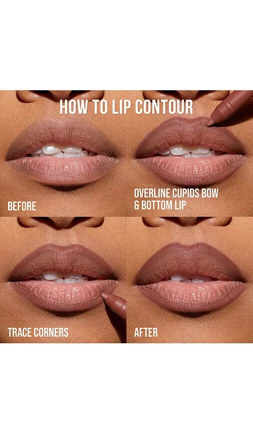 HUDA BEAUTY Lip Contour Lip Liner 2.0 In Pinky Brown - Bombshell Pinky Brown