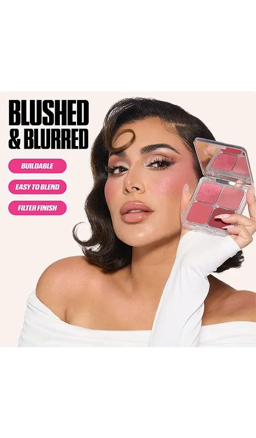 HUDA BEAUTY Blush Filter Blurring Blushlighters Palette - Rose Berry