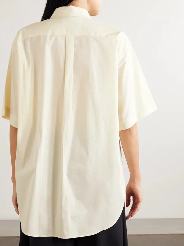 SSSTEIN Suvin Cotton-poplin Shirt - Yellow