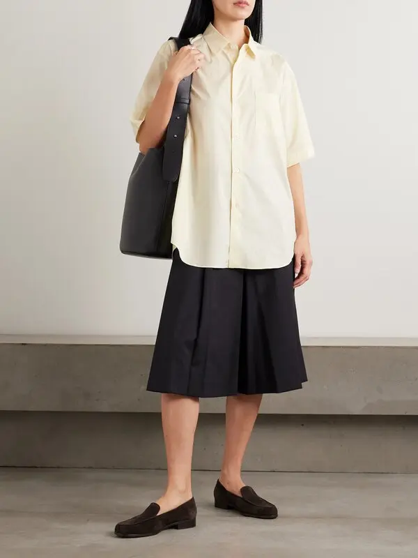 SSSTEIN Suvin Cotton-poplin Shirt - Yellow