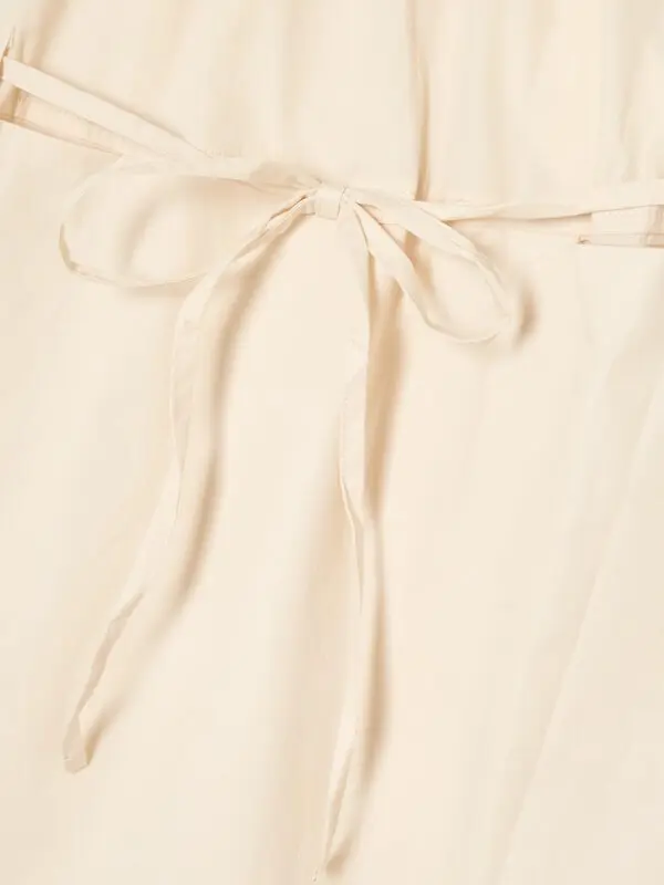 DEIJI STUDIOS Loop Organic Cotton Midi Skirt - Neutrals