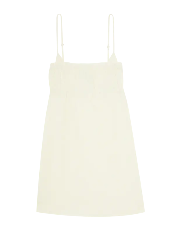 DEIJI STUDIOS Edge Striped Organic Cotton Mini Dress
