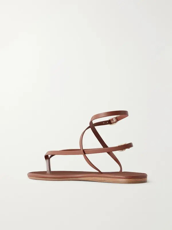 ANCIENT GREEK SANDALS Kallisti Leather Sandals - Brown