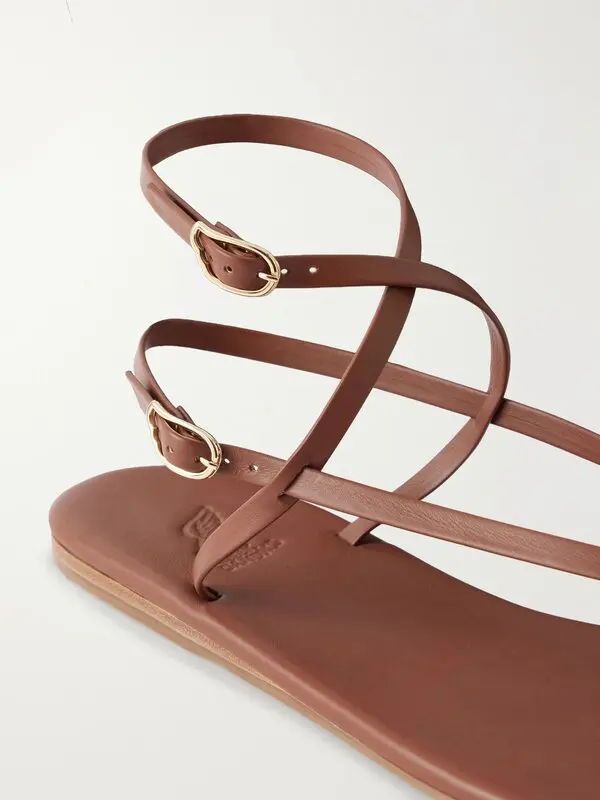 ANCIENT GREEK SANDALS Kallisti Leather Sandals - Brown