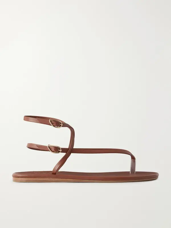 ANCIENT GREEK SANDALS Kallisti Leather Sandals - Brown