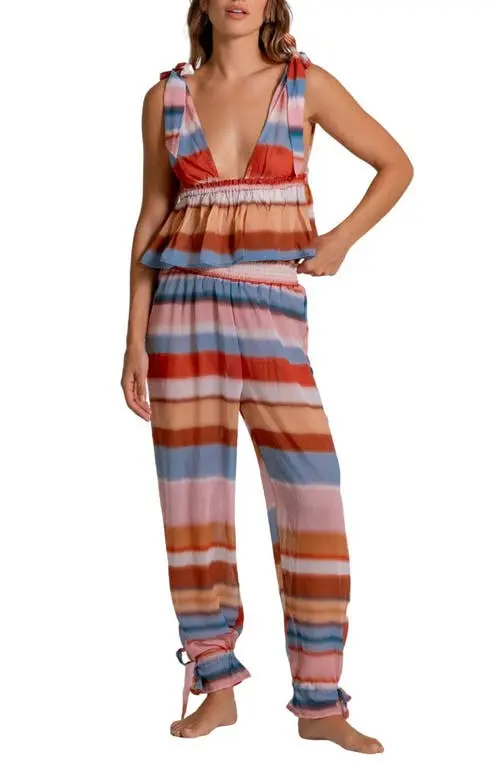 Cosita Linda Stripe Balloon Cover-up Beach Pants