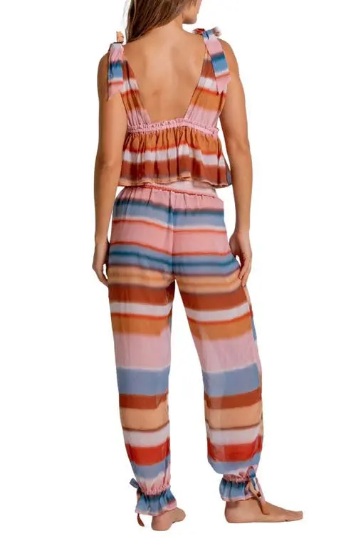 Cosita Linda Stripe Balloon Cover-up Beach Pants