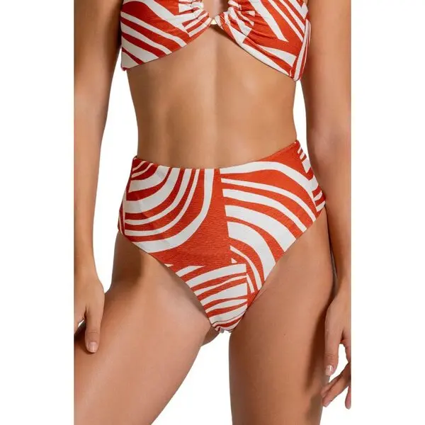 Cosita Linda High Waisted Bikini Bottom - Chutney
