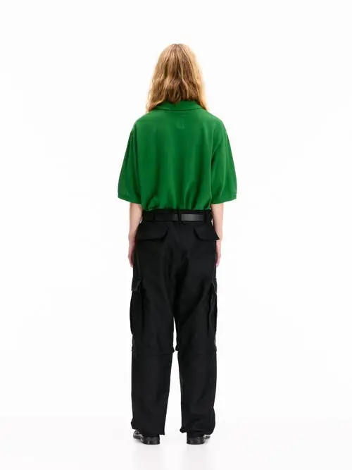 VOWELS Zip-off Cargo Pants - Black