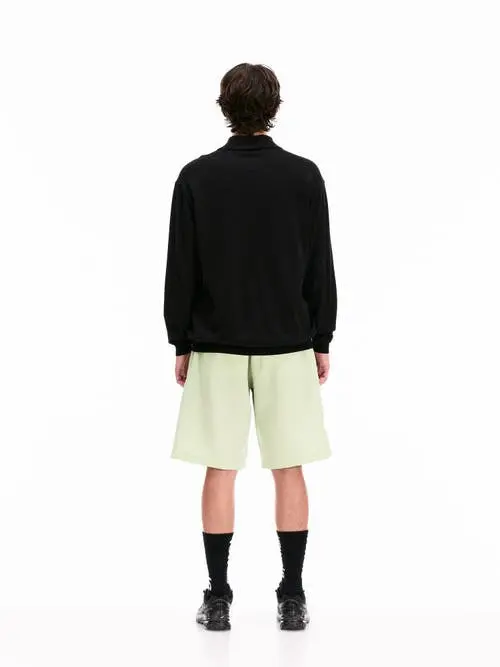 VOWELS Dry-touch Wool Easy Shorts - Mint