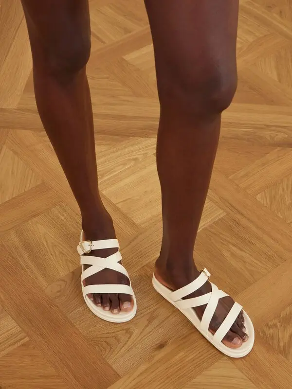 ANCIENT GREEK SANDALS Filipa Leather Sandals - Neutrals