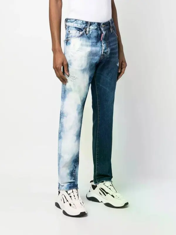 Dsquared2 Washed Denim Straight-leg Jeans