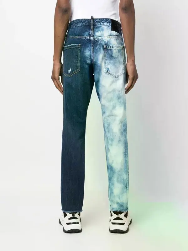 Dsquared2 Washed Denim Straight-leg Jeans