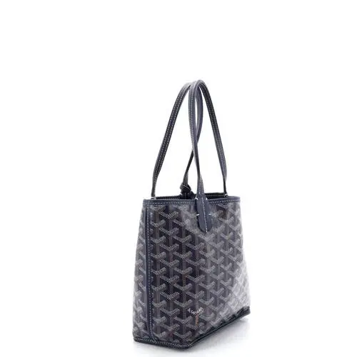 Goyard Anjou Reversible Tote Coated Canvas Mini - Blue