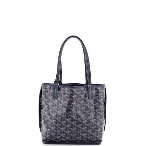 Goyard Anjou Reversible Tote Coated Canvas Mini - Blue
