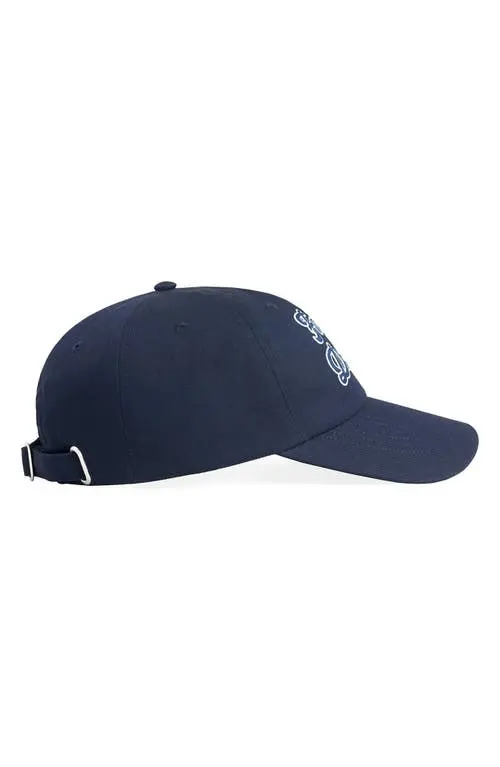 FAVORITE DAUGHTER Script Logo Baseball Cap - Navy