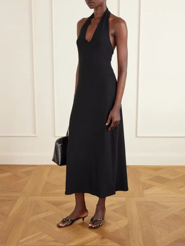 LESET Lauren Stretch-knit Maxi Dress