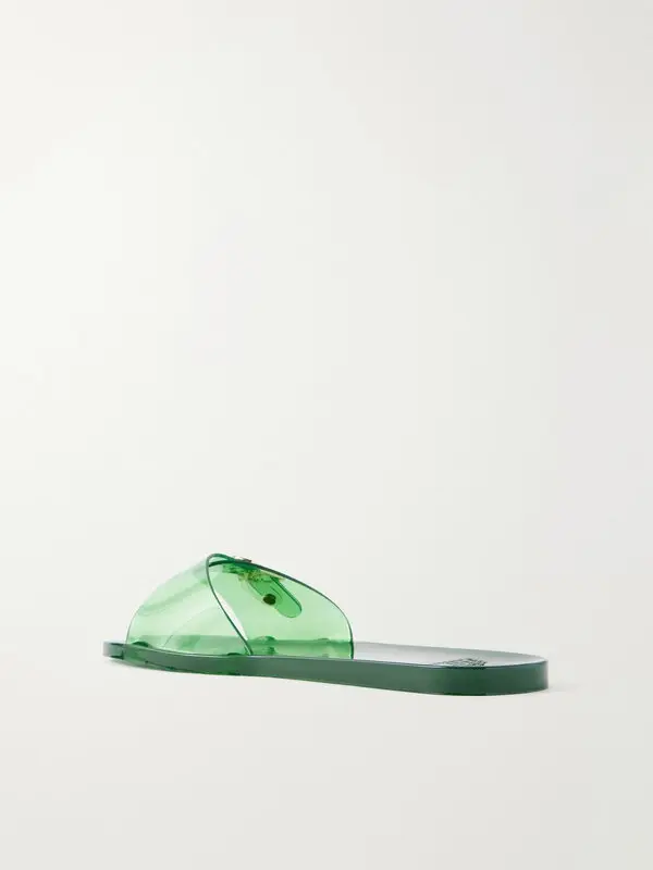 ANCIENT GREEK SANDALS Filia Jelly Pvc Slides - Green