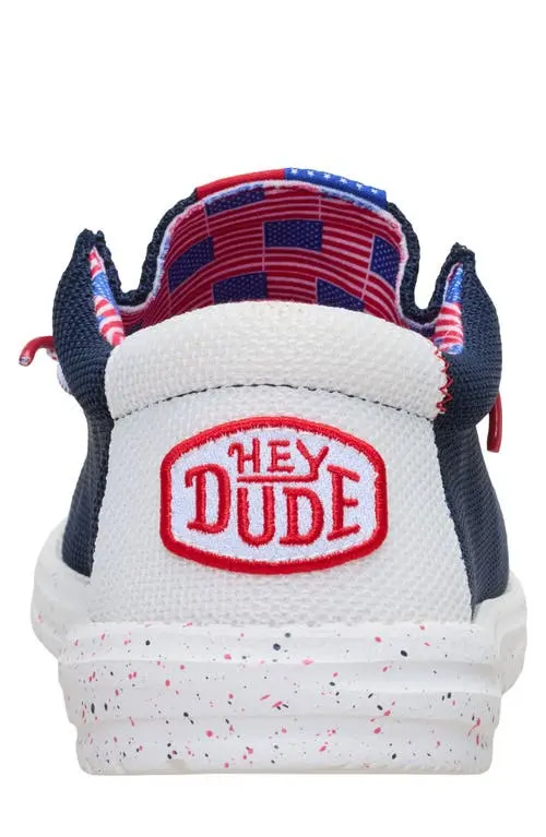 HEY DUDE Wally Lace-up Shoe - Blue