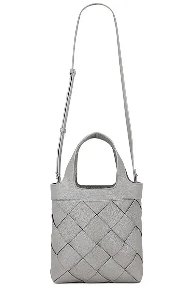 Bottega Veneta Intrecciato Taurillon Borsa - Basalt & Silver
