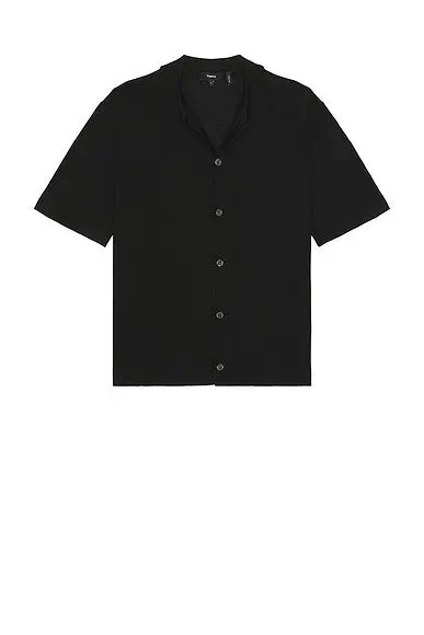 Theory Regal Merino Relaxed Button Down