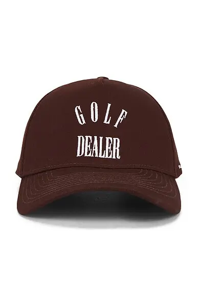 STUDENTS GOLF Golf Dealer Strap Back Cap - Brown