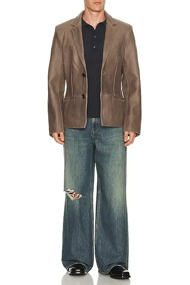 WON HUNDRED Jonas Two Layer Knit Polo