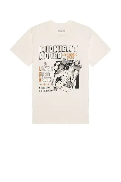 MIDNIGHT RODEO American Exxtasy Tee - Cream