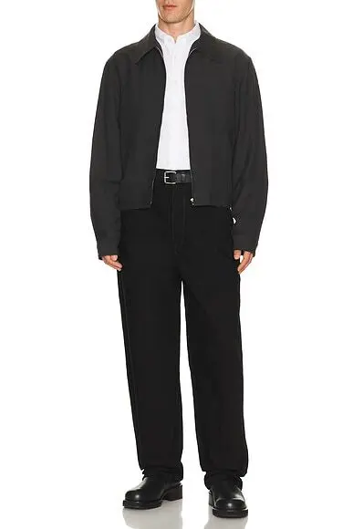 LEMAIRE Short Blouson - Ash Black