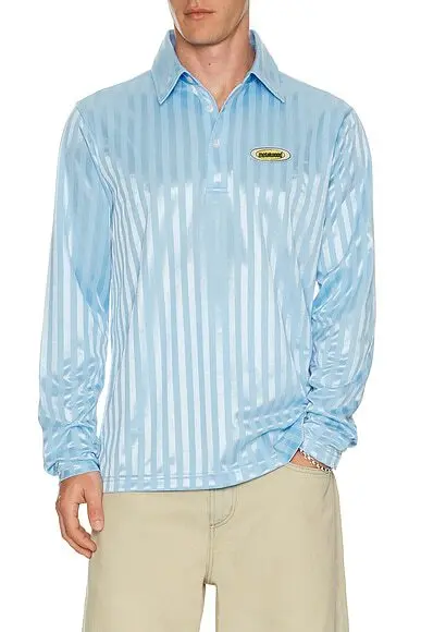 METALWOOD STUDIO Long Sleeve Polo Shirt