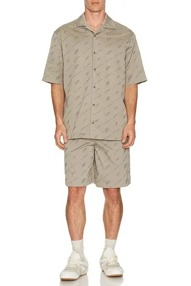 Off-White Jacquard Bowl Shorts - Stone