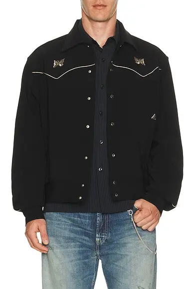 Needles Poly Double Cloth Piping Cowboy Jacket
