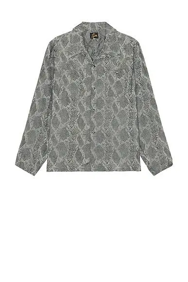 Needles Cowboy One Up Shirt Python Jacquard