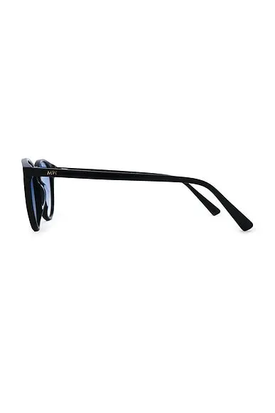 MESSYWEEKEND Acetate Frame Sunglasses - Black & Gradient Blue