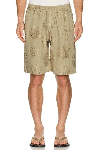 Oas Nicola Printed Shorts - Light Brown