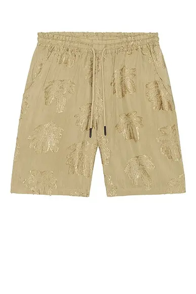 Oas Nicola Printed Shorts - Light Brown