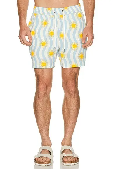 Onia Charles 5 Swim Trunk - Light Blue
