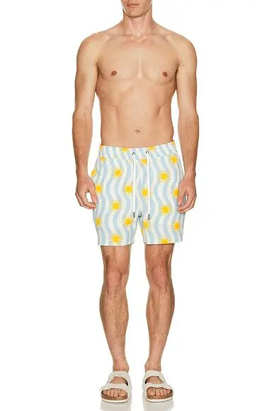 Onia Charles 5 Swim Trunk - Light Blue