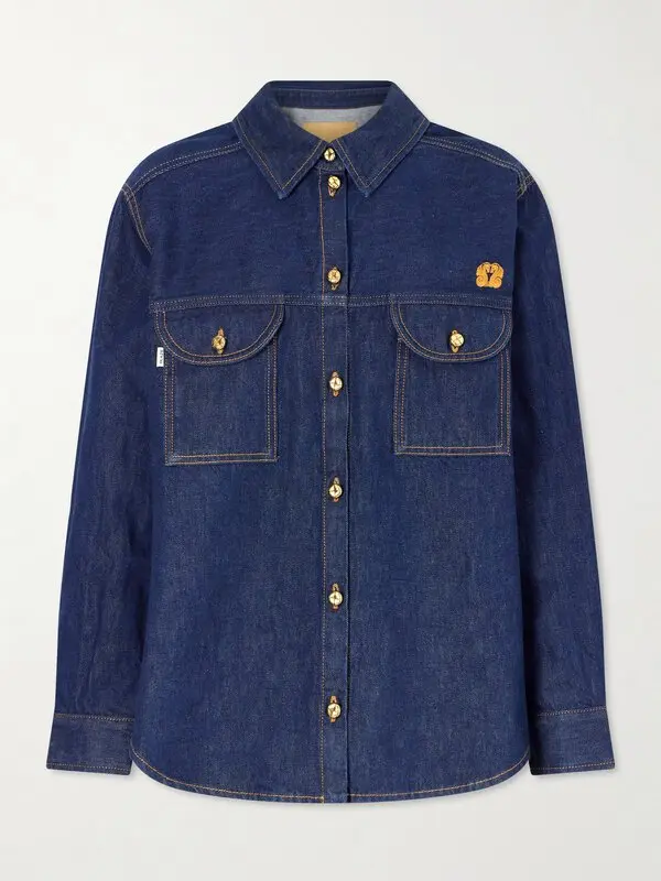 BLAZÉ MILANO Denim Shirt - Blue