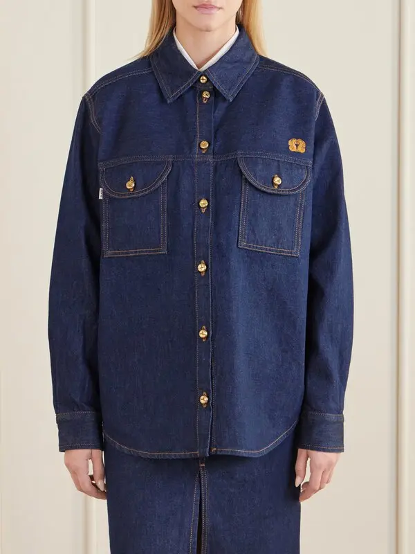 BLAZÉ MILANO Denim Shirt - Blue