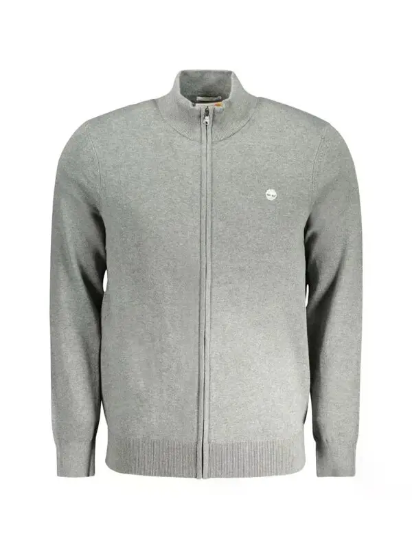 Timberland Logo-embroidered Zip-up Cardigan