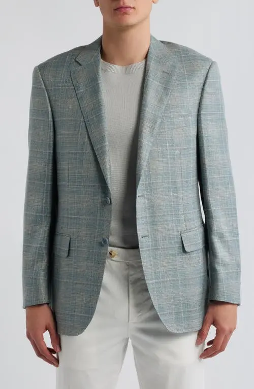 Canali Siena Regular-fit Plaid Sport Coat - Green