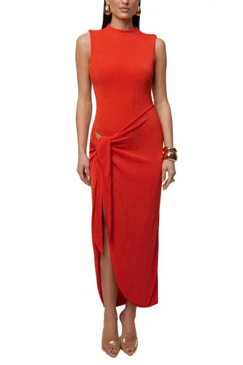 JLUXLABEL Aubree Midi Dress - Orange