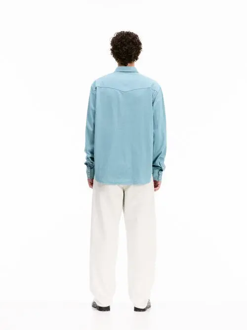 VOWELS Denim Shirt
