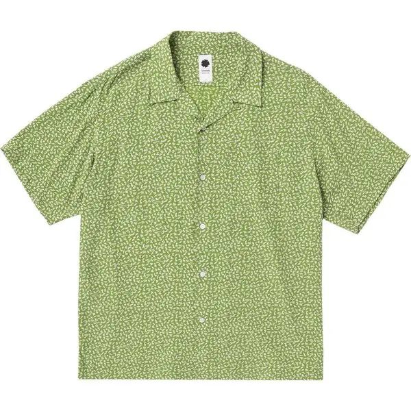 VOWELS Short Sleeve Deer Shirt - Green