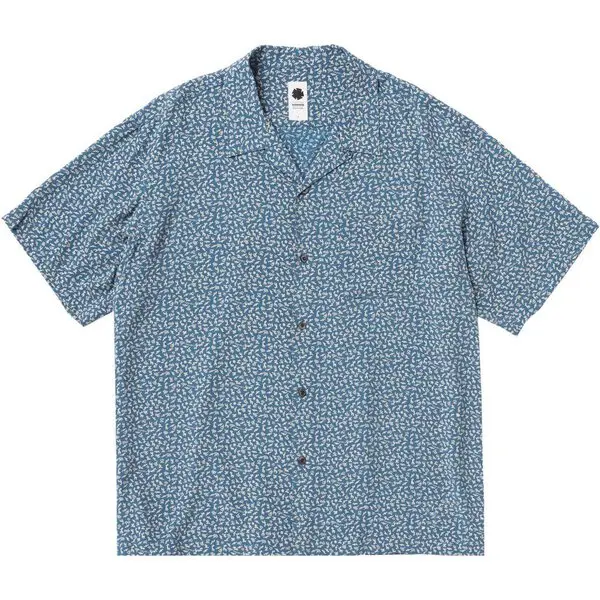 VOWELS Short Sleeve Deer Shirt - Navy