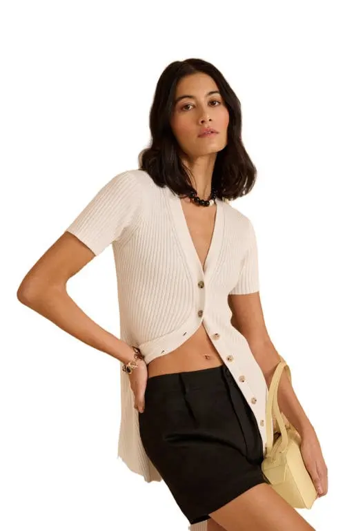 Onia V-neck Button-front Shirt Dress